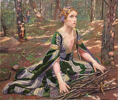 St Cecilia, Gathering Firewood - Tamworth Regional Gallery